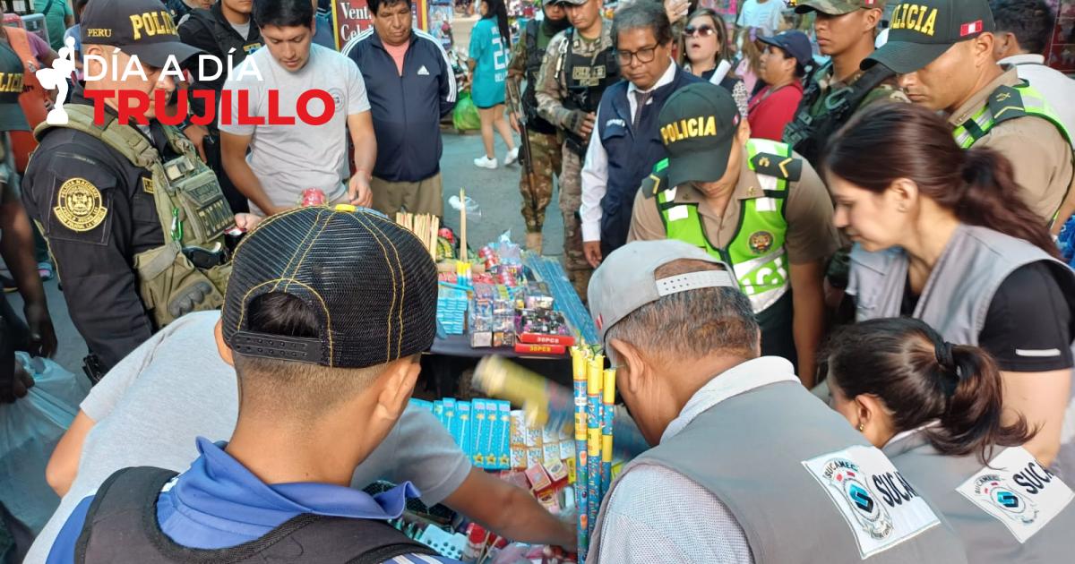 Decomisan más de 360 kilos de productos pirotécnicos | Dia a Dia Trujillo