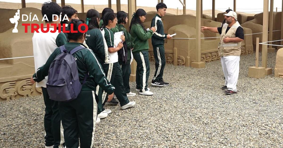 Chan Chan: Escolares fueron los primeros en recorrer el nuevo sector ...