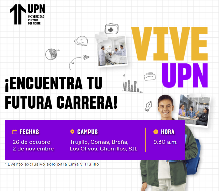 ¿No sabes que estudiar? La Universidad Privada del Norte desarrollará ...